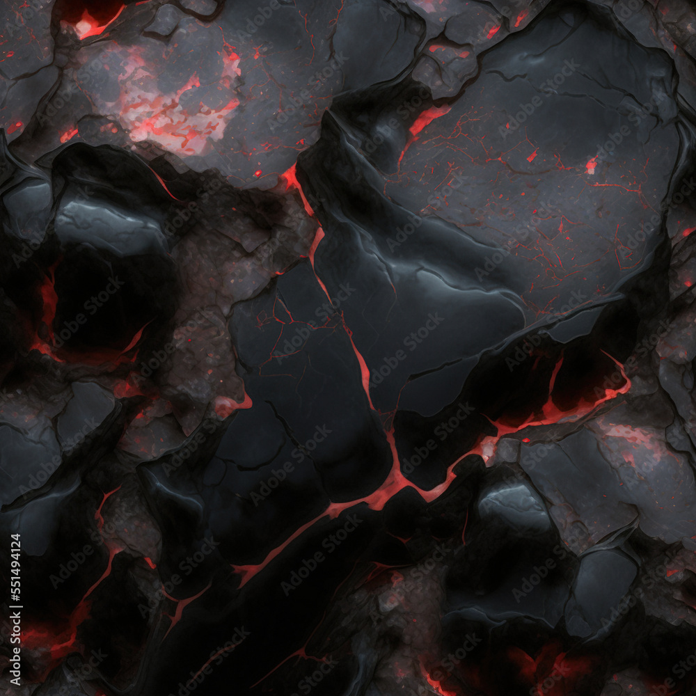 Black stone background with abstract red veins. Stock Illustration ...