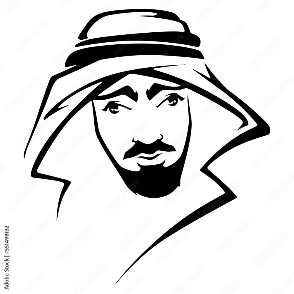 ( Sheikh Zayed ) Founder of United Arab Emirates UAE Vector ...