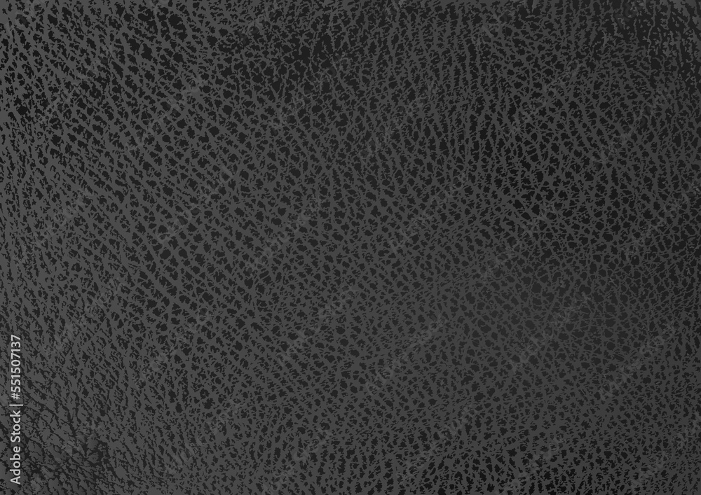 Black realistic leather texture. Natural hide surface vector ...