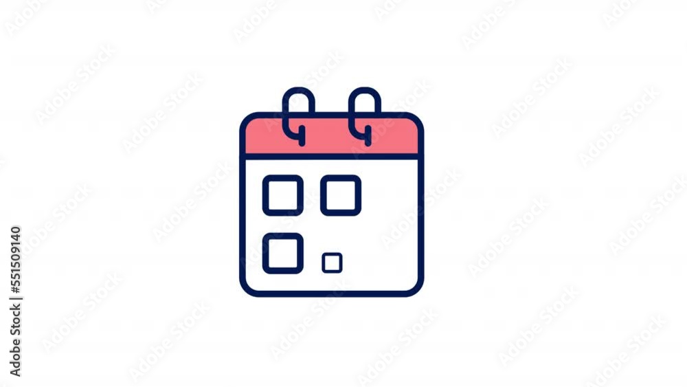 Animated time off color ui icon. Rewarding employees. Holiday leave ...