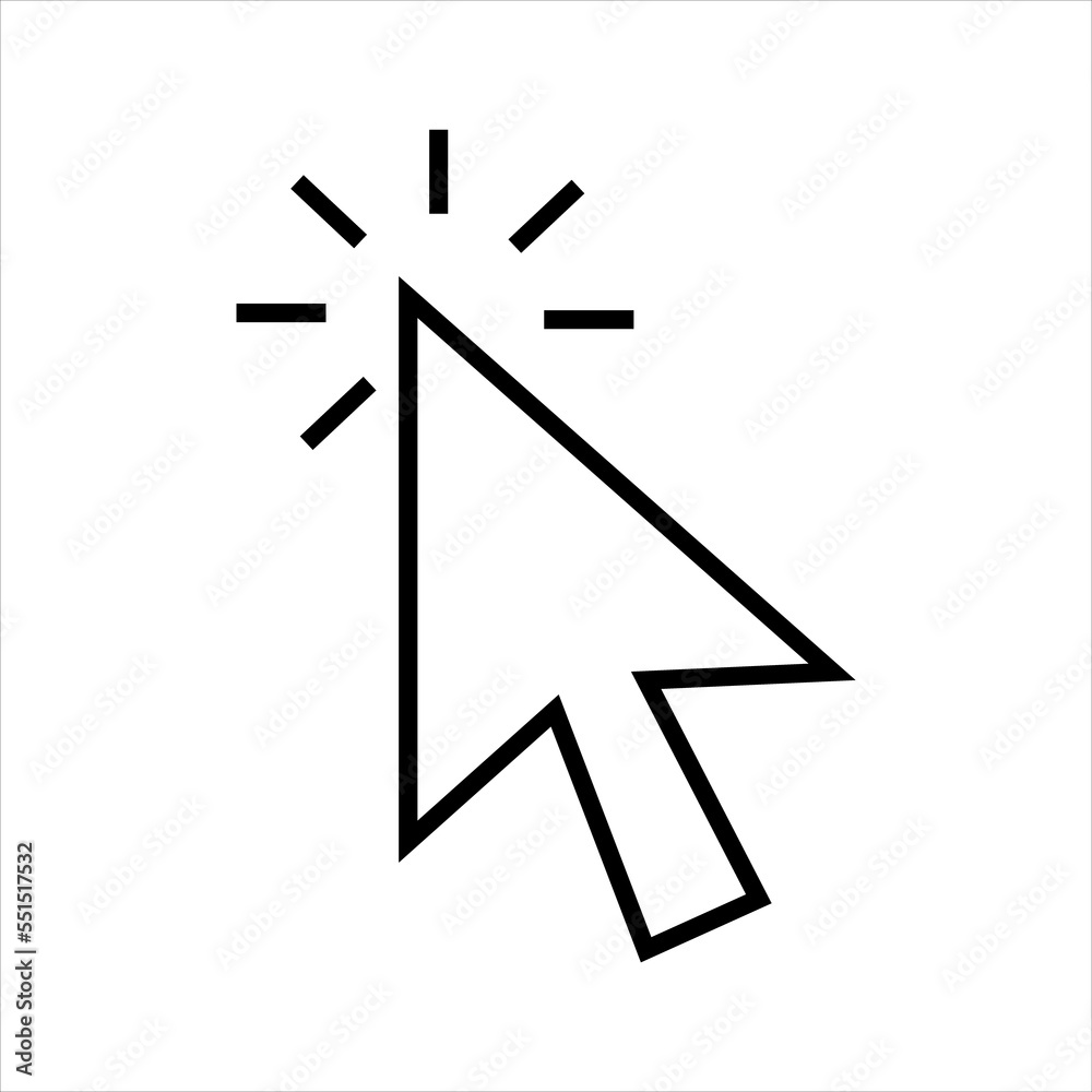 Computer Mouse Click Cursor Gray Arrow Icons Set And Loading Icons Cursor Icon Vector