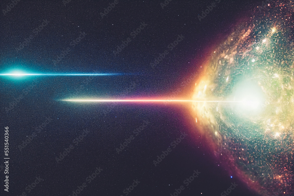 Splendid scenic outer space vibrant color starry galaxy universe in ...