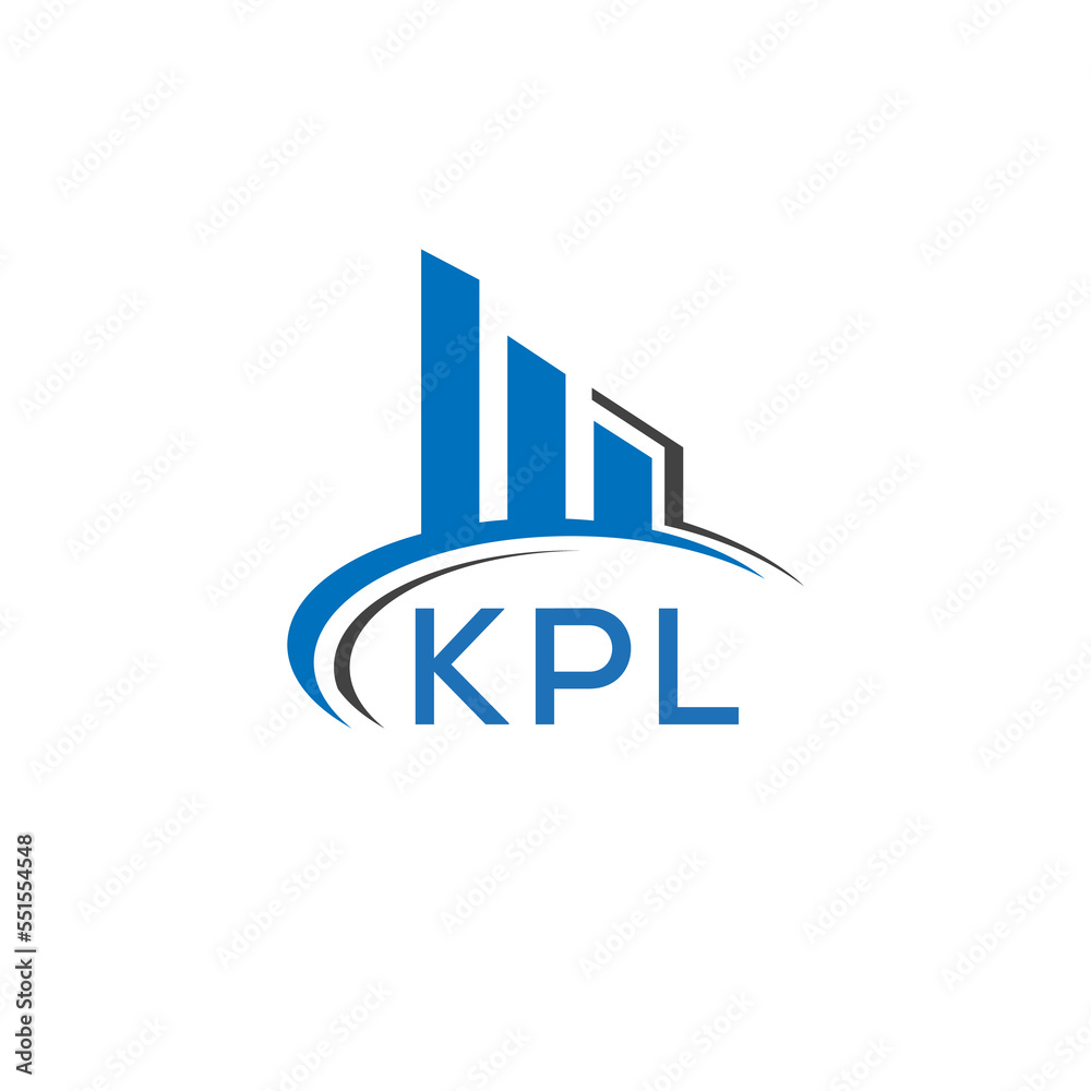 KPL letter logo. KPL blue image. KPL Monogram logo design for ...