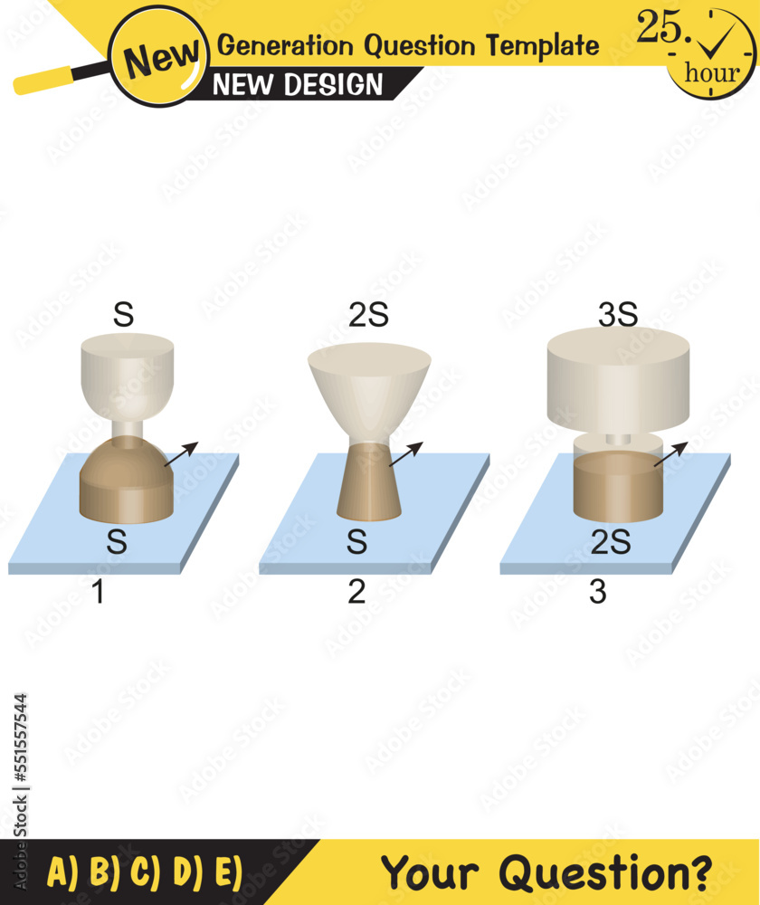 Pressure in solids, Different solid pressure examples, Physics examples ...
