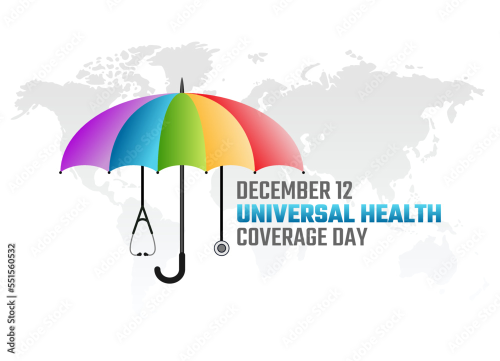 vector graphic of universal health coverage day good for universal ...