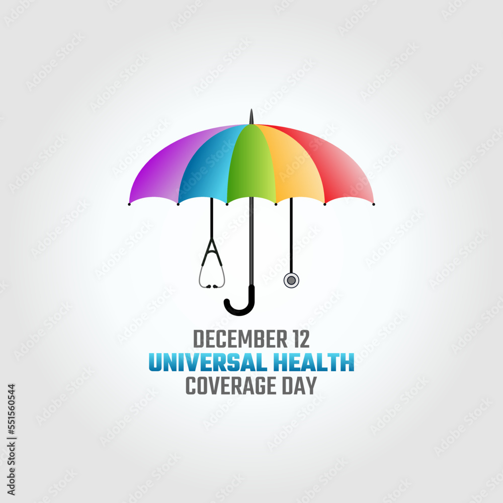 vector graphic of universal health coverage day good for universal ...