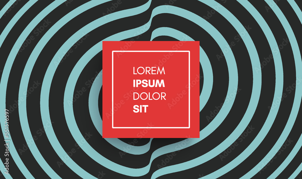 Pattern with optical illusion. Abstract striped background with ripple ...