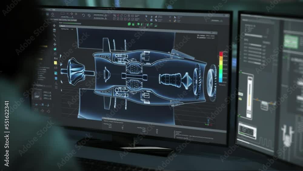 Manufacturing Facility Program Projecting Industrial Turbine Machine ...