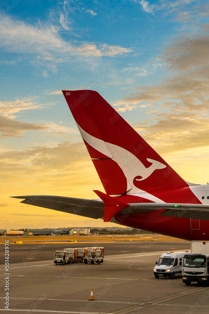 Qantas Tail Fin
