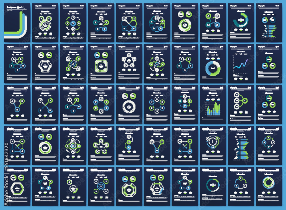 Vector graphics infographics with mobile phone. Template for creating ...