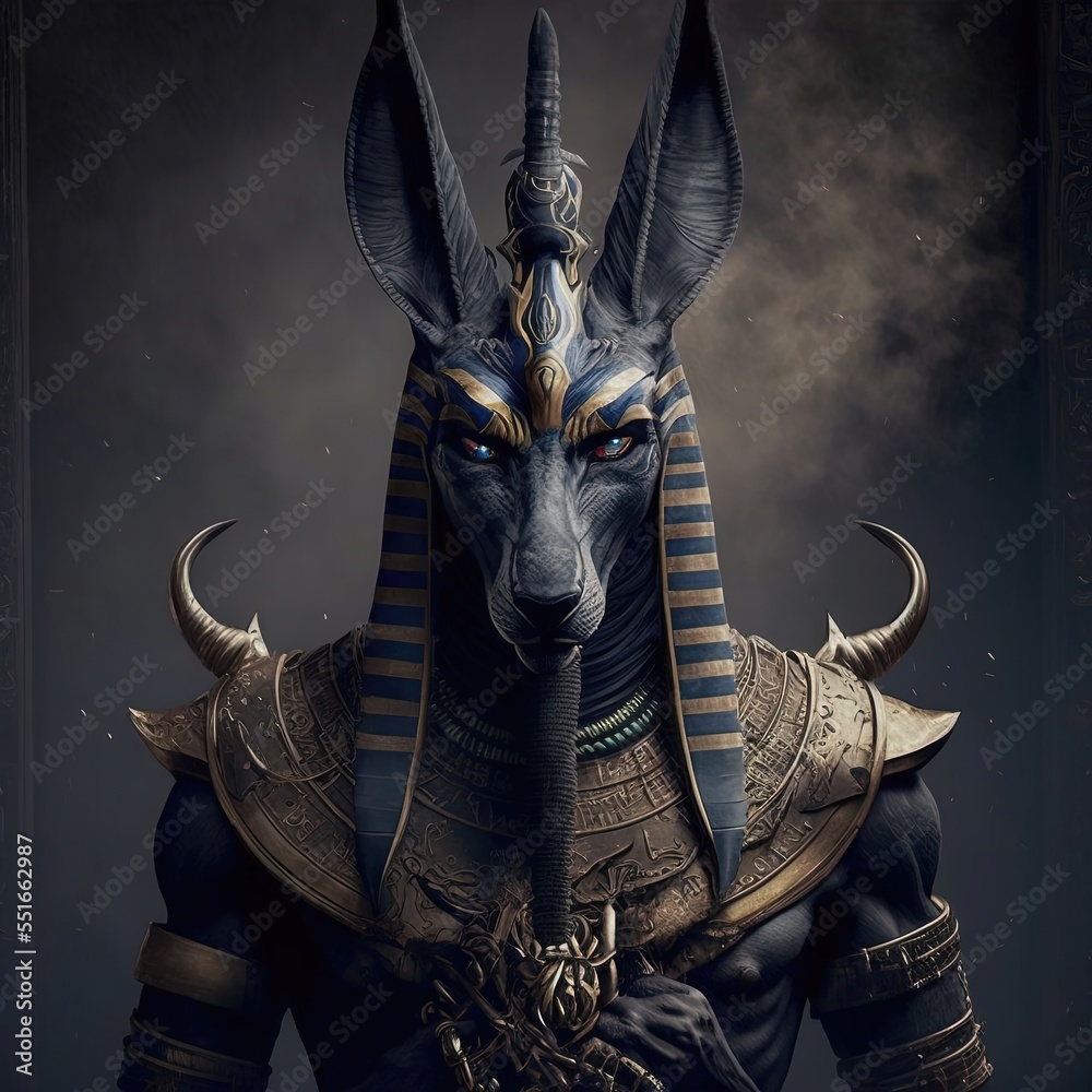 The ancient Egyptian god of death and the world of the dead, the ...