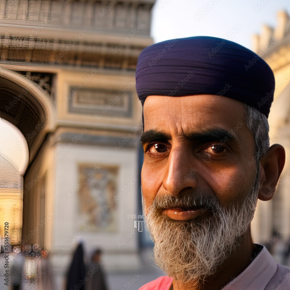 ,A perfect picture of a portrait of a person of Muslim faith - AI ...