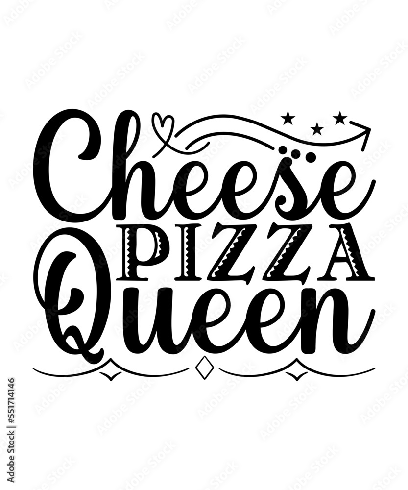 Cheese pizza queen SVG, Pizza Svg, Pizza SVG bundle, Pizza cut file ...