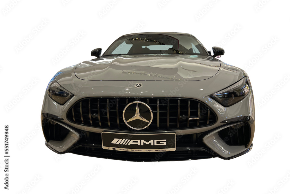 Cluj-Napoca, Cluj-Romania - 12.05.2022-Mercedes Benz SL 63 AMG with V8 ...