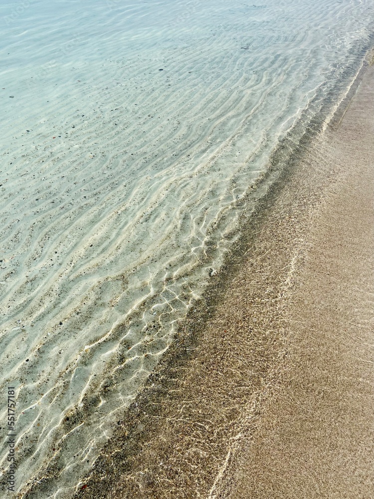 Transparent sea surface. seashore, natural sea water texture background ...