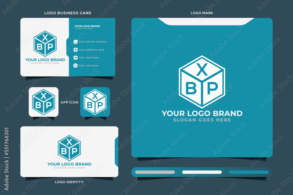 XBP initial monogram logo vector, XBP circle shape logo template ...