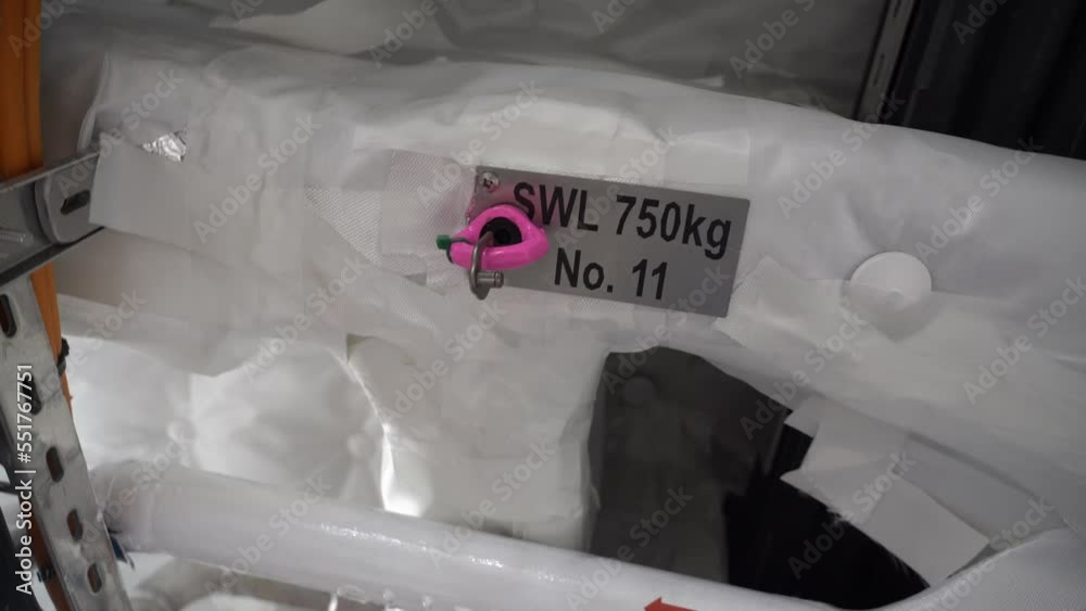 Lifting point in ceiling of ships engine room - Steel lifting eye ...