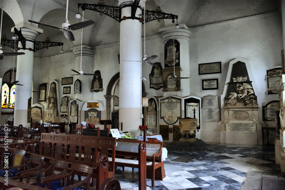 View of the main monuments and tourist spots of Mumbai (India). Colaba ...