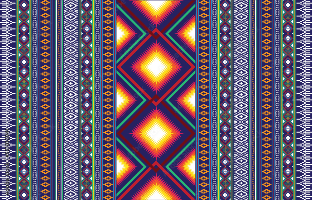 Gypsy pattern tribal ethnic motifs geometric vector background. Doodle ...