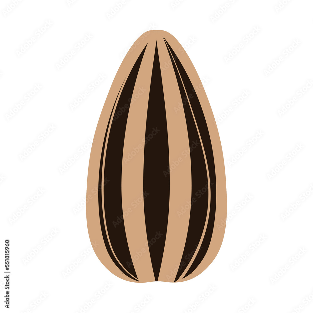 Sunflower Seeds Icon Clipart Animated Vector Illustration Image Stock ...