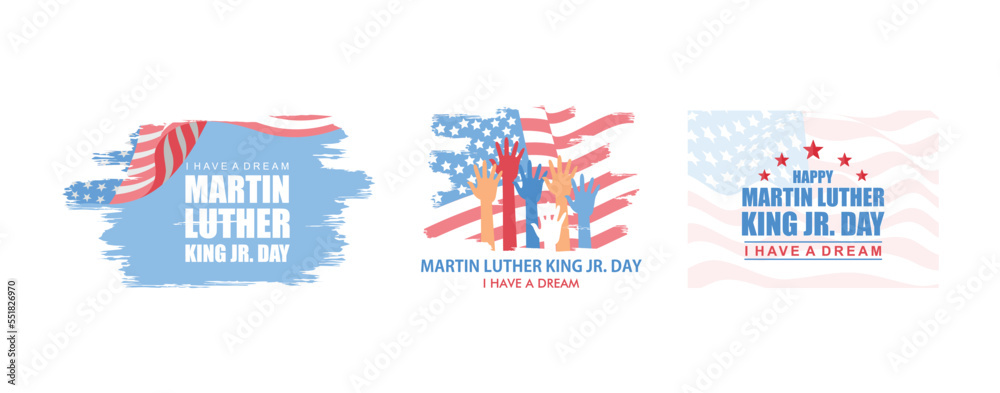 Poster martin luther king day banner layout design, Martin Luther King ...