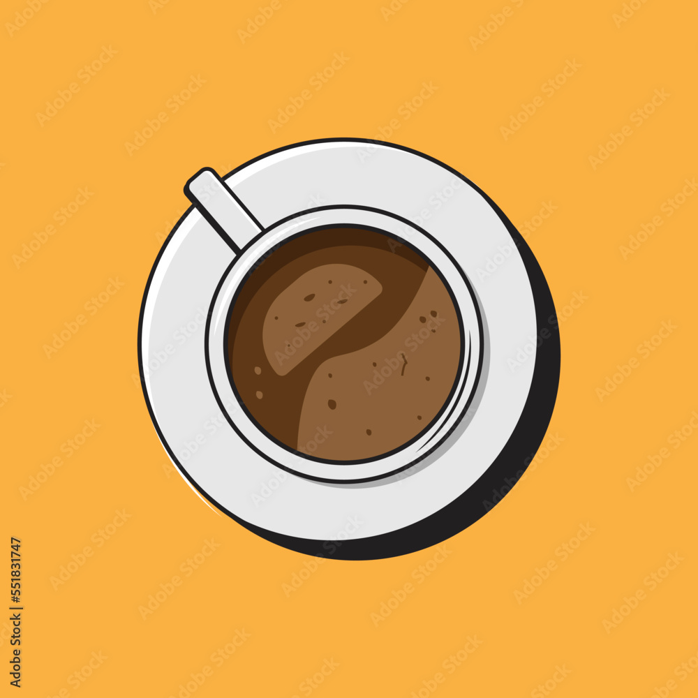 coffee cup icon, Coffee Cartoon Vector Illustration. Vector isolated ...