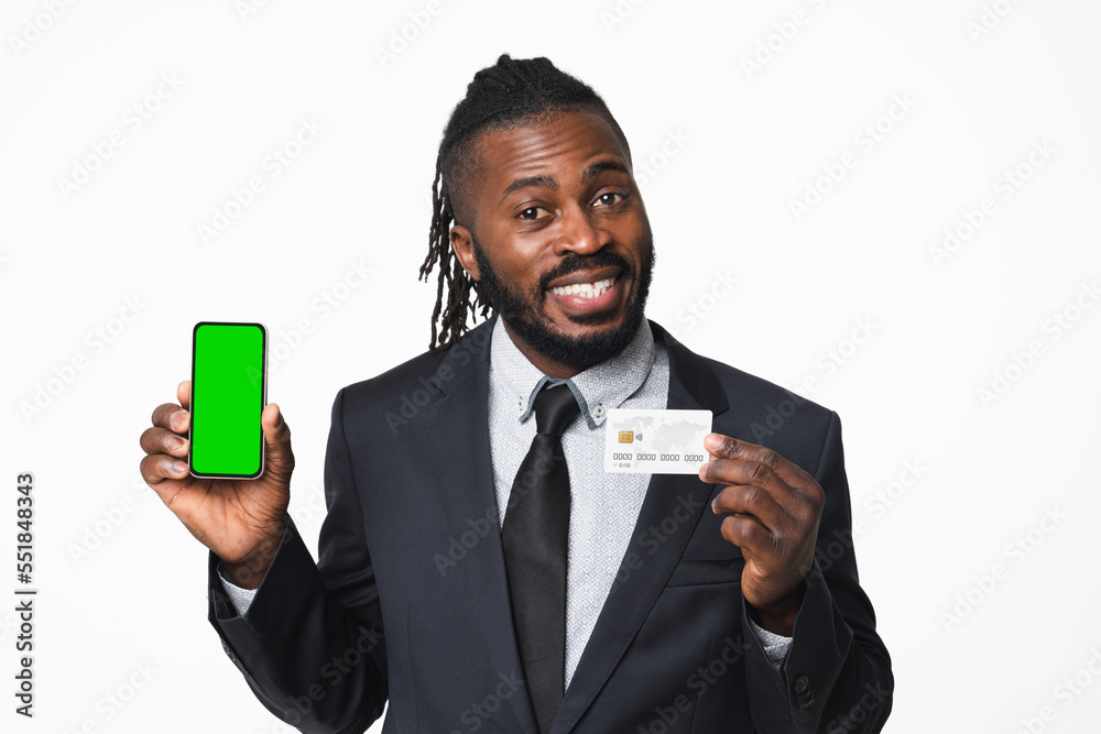 Rich successful african businessman ceo leader boss bank manager ...