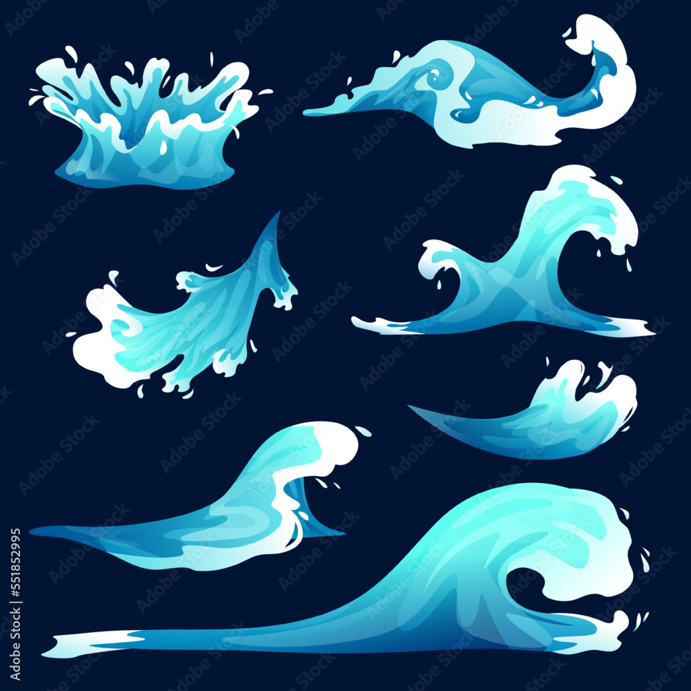 Water Spray Cartoon