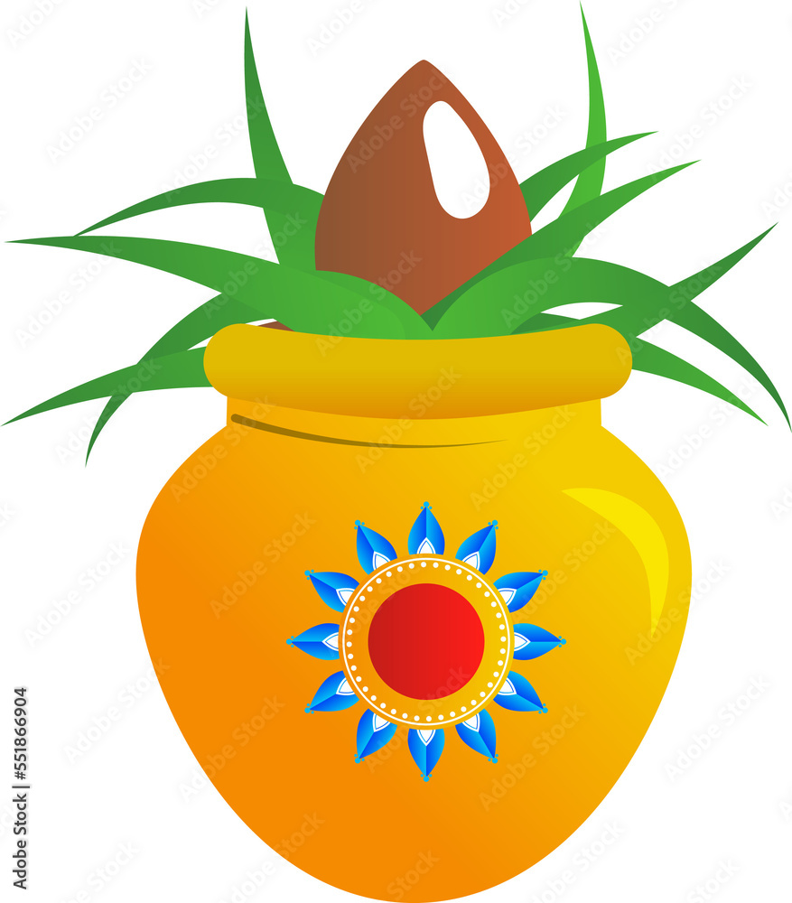 ugadi cartoon illustration Stock Illustration | Adobe Stock