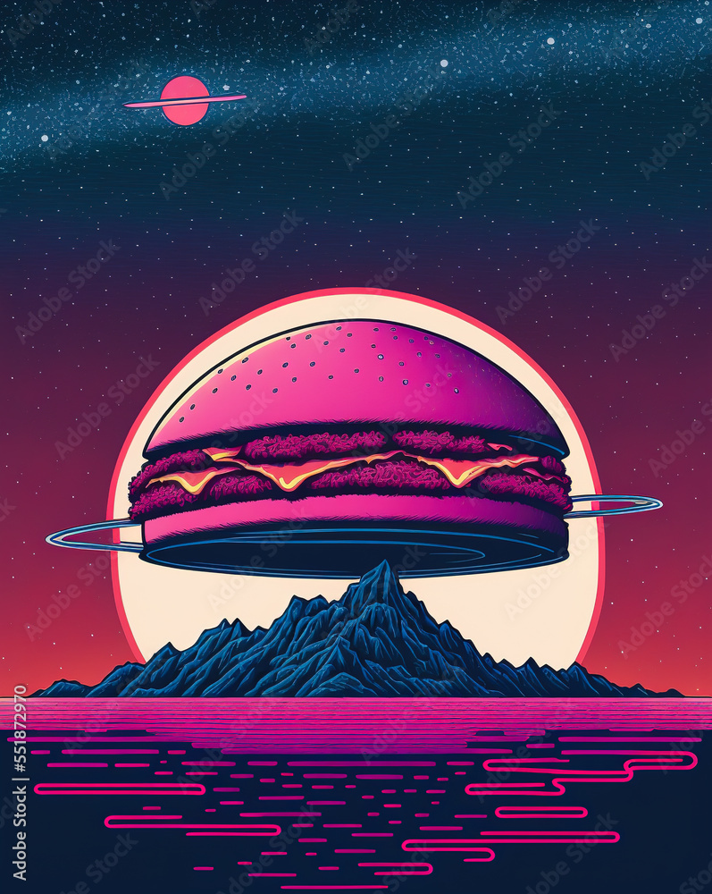 Hamburger, Burger, Cheeseburger. Fast food background with space. New ...
