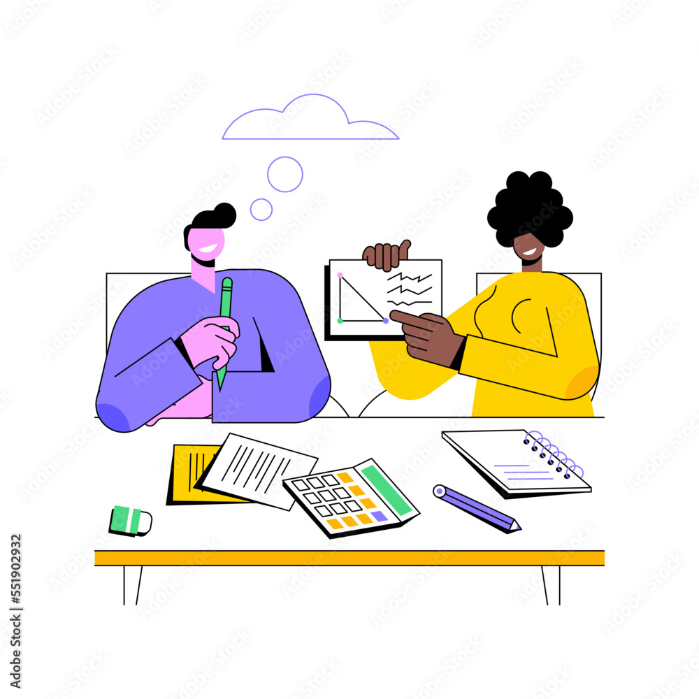 Helping each other isolated cartoon vector illustrations. Girl helps ...