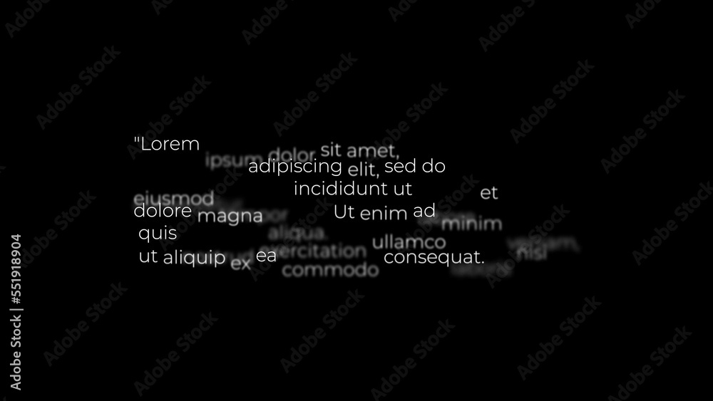 Elegant Word Animation Stock Template | Adobe Stock