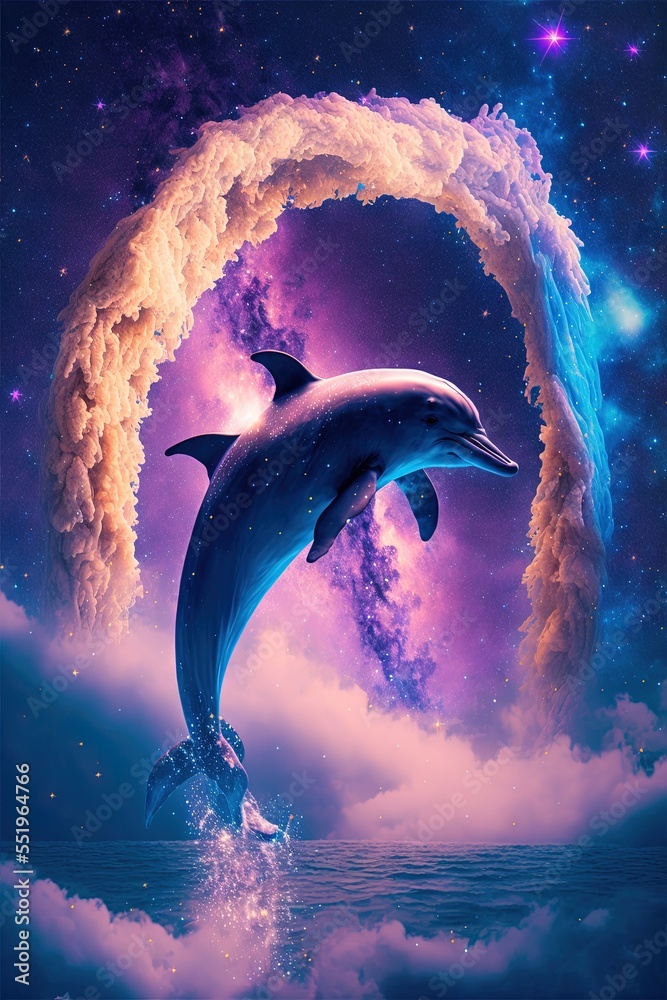 Beautiful Dolphins Jumping Wallpaper