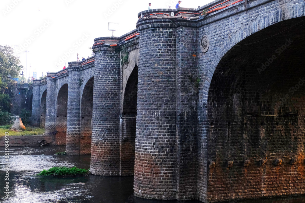06 December 2022, Pune, India, Chhatrapati Shivaji bridge, this ...