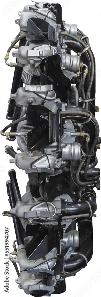Isolated PNG cutout of a plane engine on a transparent background ...