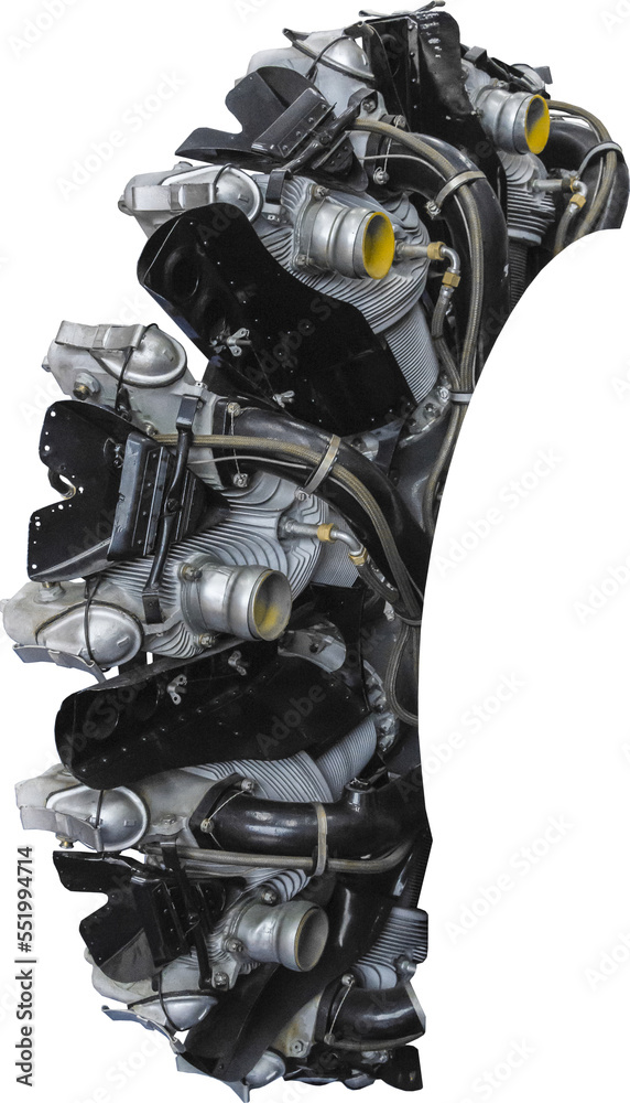 Isolated PNG cutout of a plane engine on a transparent background ...