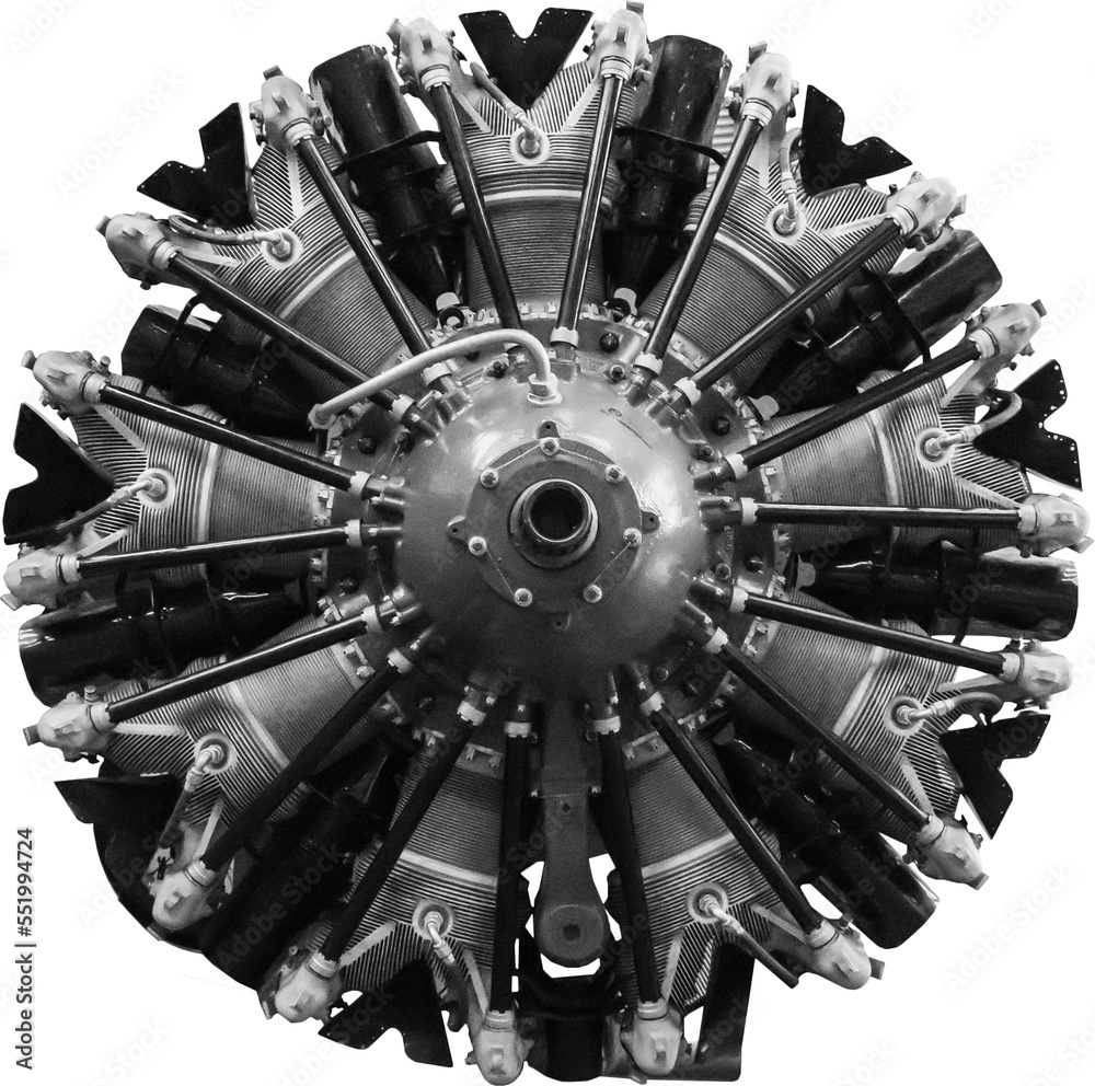 Isolated PNG cutout of a plane engine on a transparent background ...