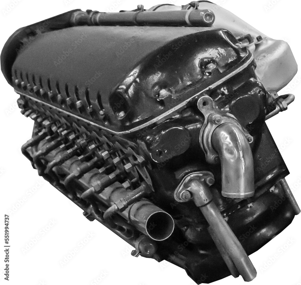 Isolated PNG cutout of a plane engine on a transparent background ...