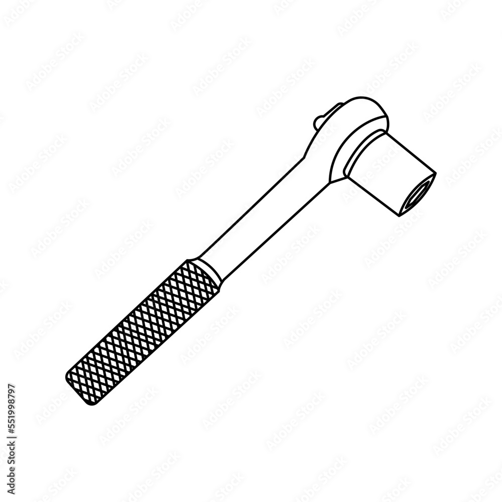 Ratchet icon outline. Ratchet logo. An illustration of Ratchet. Perfect ...
