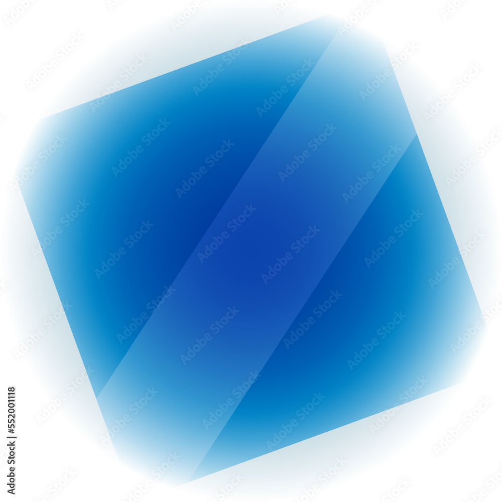 Square card with rounded corners in sky blue color Stock Vector | Adobe ...