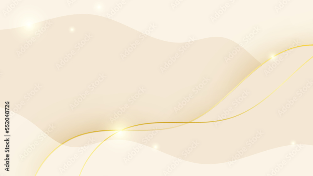 Luxury gold background with beige and white gradient color Stock Vector ...