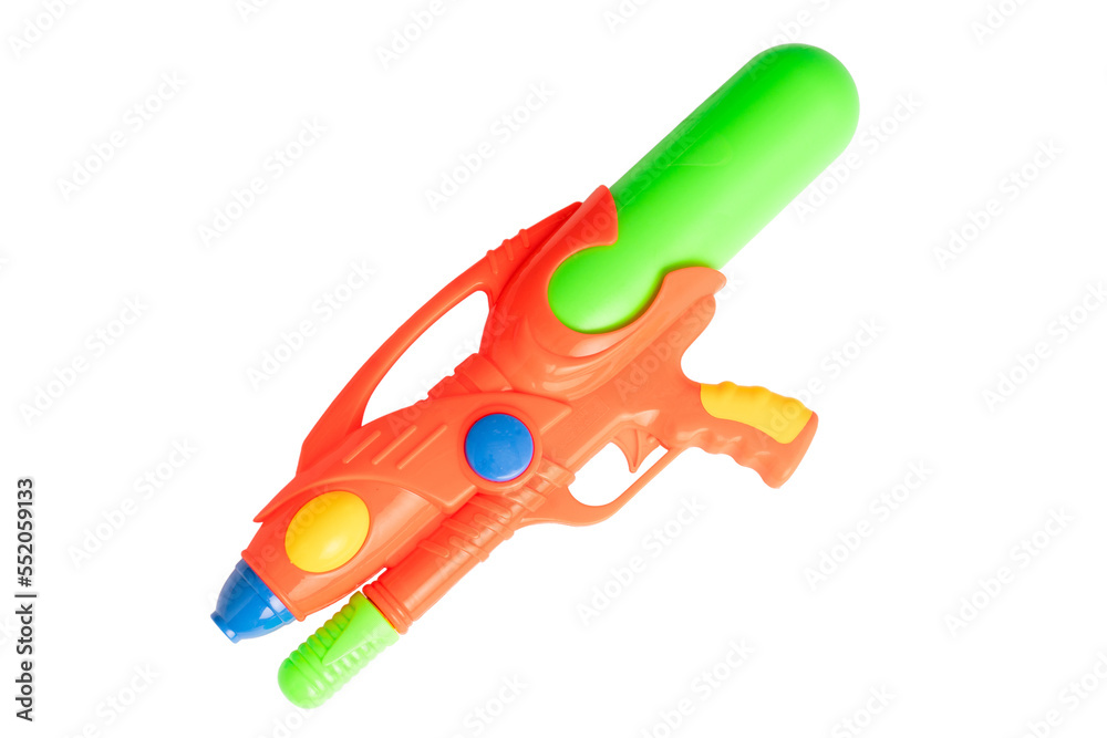 Water gun isolated on white background Stock Photo | Adobe Stock