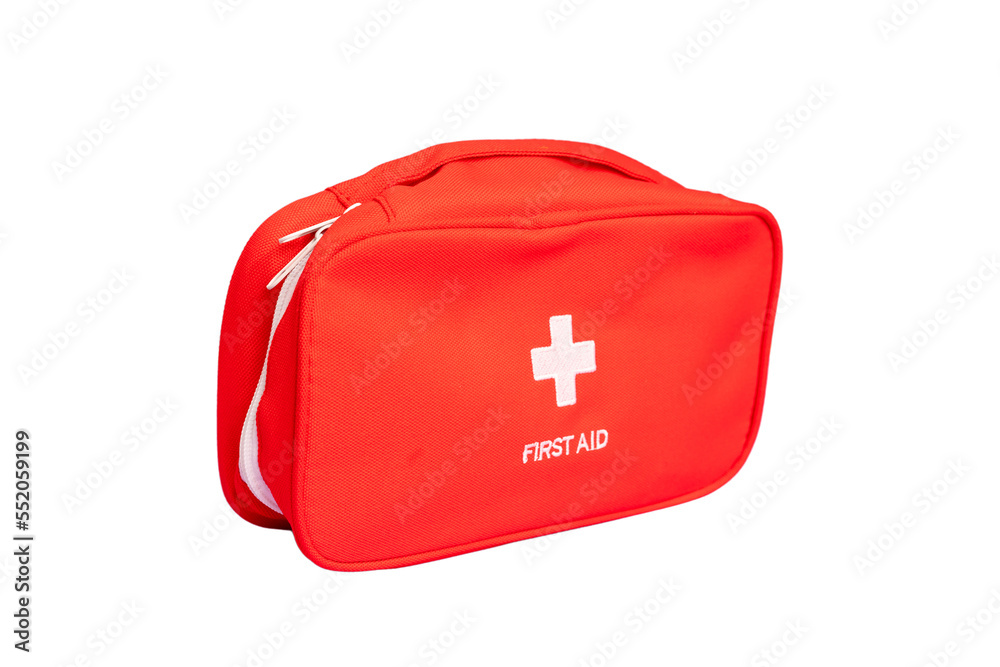 First aid kit isolated on white background Stock Photo | Adobe Stock