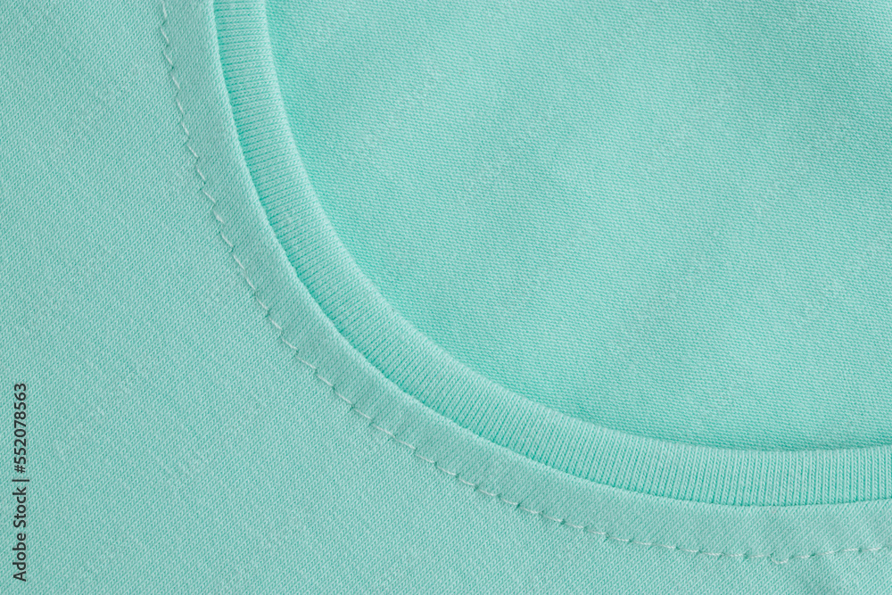 knitwear textile, machine stitching, sewing knots Stock Photo | Adobe Stock