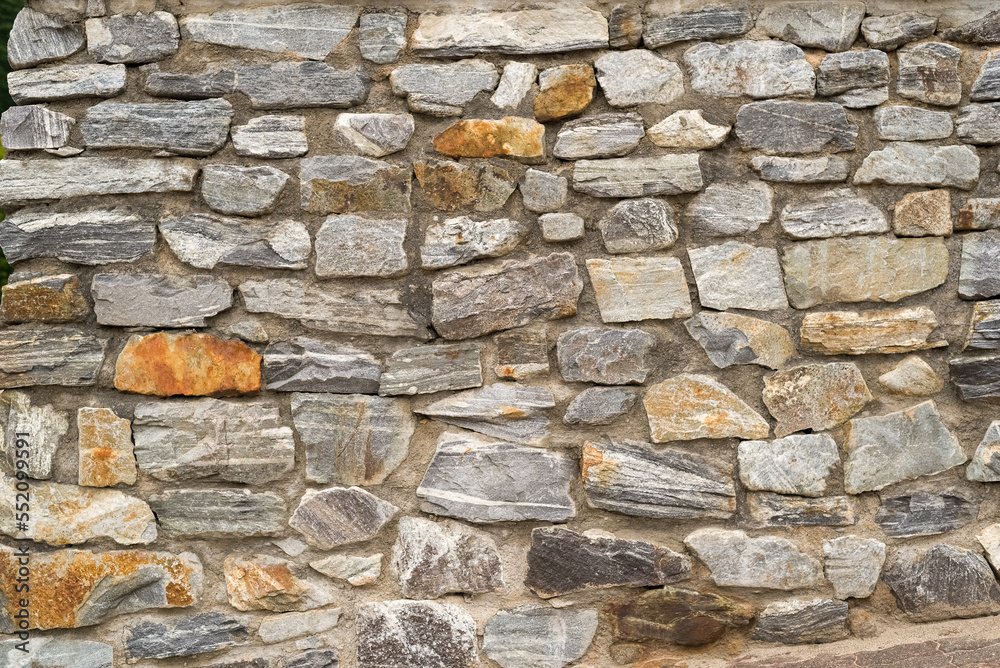 Natural stone wall background. Stone, pebble, brick wall texture ...