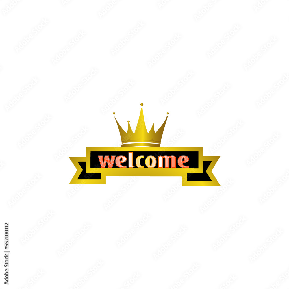 Wellcome to our wedding black and white lettering vector illustration ...