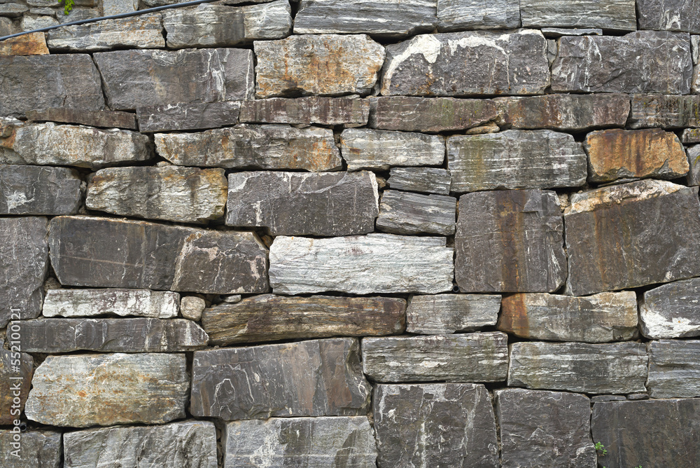 Natural stone wall background. Stone, pebble, brick wall texture ...