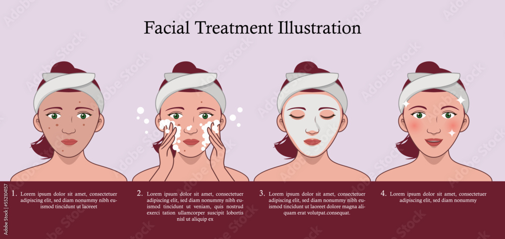 Woman with blemish Dark spots on the face And the brightness of the ...