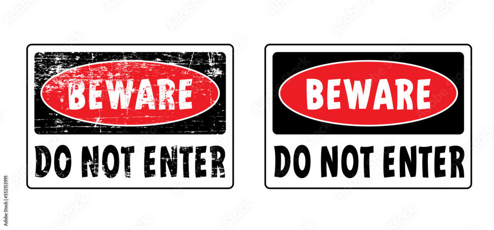 Stop, halt allowed area. Do not enter, danger warning. Traffic sign ...