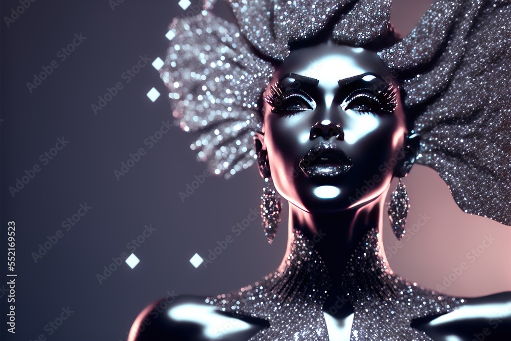 Fitional Drag Queen, female impersonation, performance art, Fictional ...